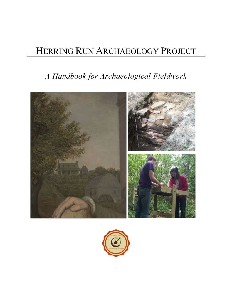 Archaeology Handbook – The Herring Run Archaeology Project